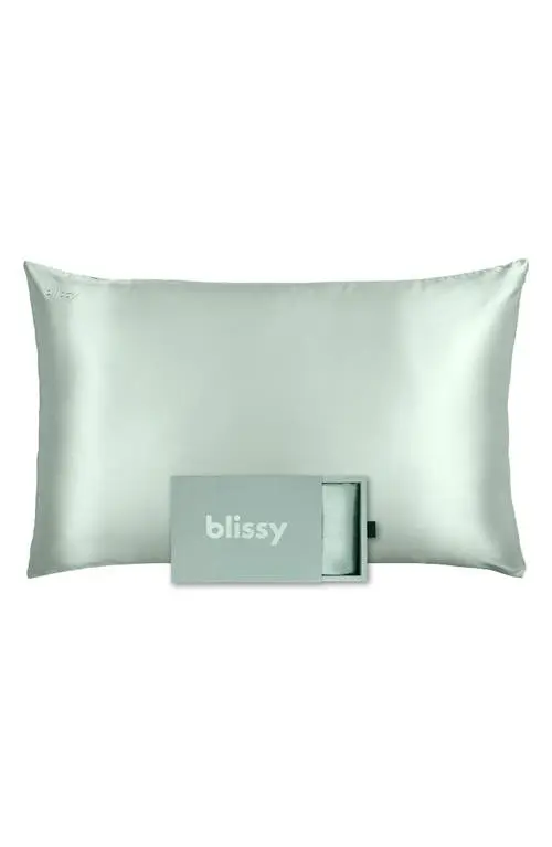 BLISSY Mulberry Silk Pillowcase - Matcha
