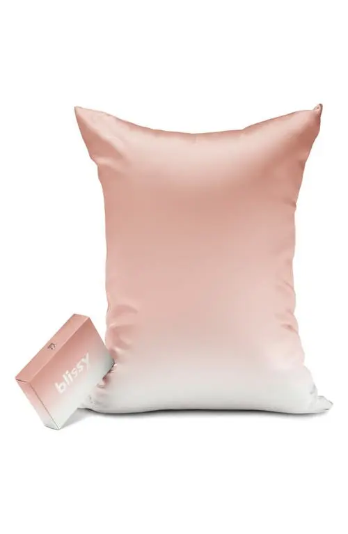 BLISSY Mulberry Silk Pillowcase - Rose Gold Ombre