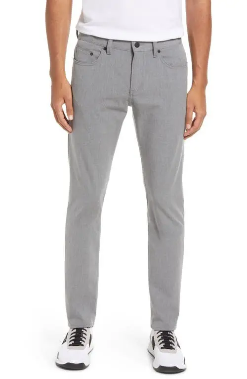 BOSS Delaware Slim Fit Five-pocket Pants - Slvr