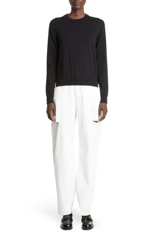 MAISON MARGIELA Elbow Patch Wool Sweater