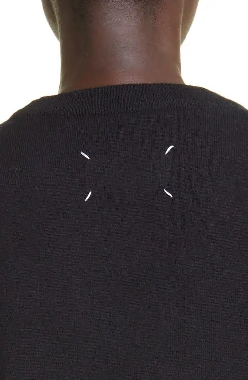 MAISON MARGIELA Elbow Patch Wool Sweater