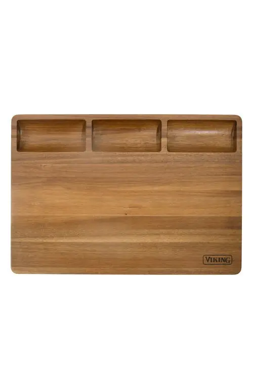 VIKING 20-inch Butcher Block Prep/serving Board - Brown