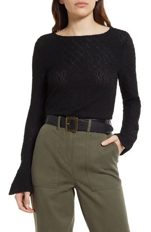 Treasure & Bond Long-sleeve Lace Top