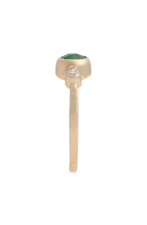 Anzie Dew Drop Bonheur" Ring With Opal And Diamond