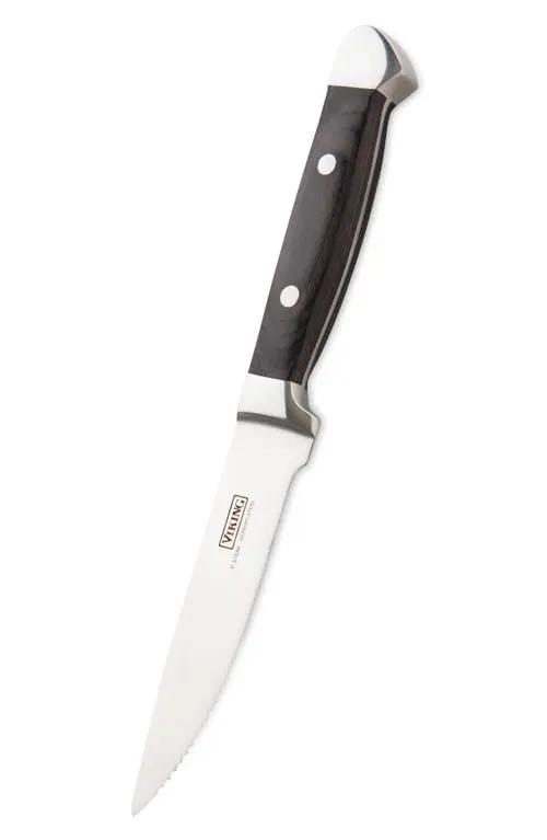 VIKING Steakhouse 6-piece Pakka Wood Steak Knife Set - Black