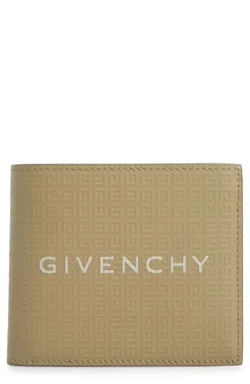 Givenchy 4g-motif Leather Bifold Wallet