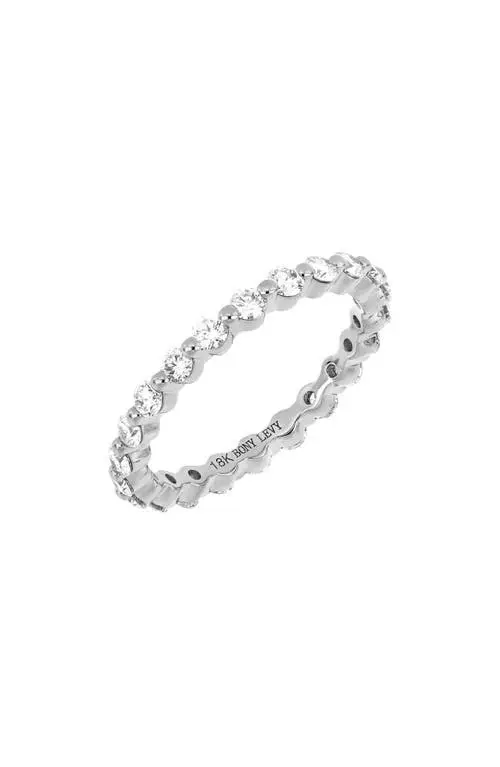 Bony Levy 18k Gold Diamond Eternity Ring - 18k White Gold