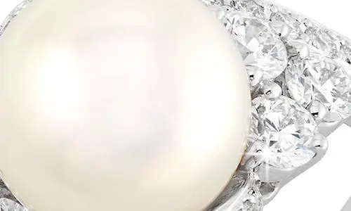 Mikimoto Pearl & Diamond Ring