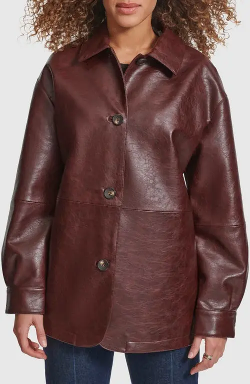 LEVI'S Oversized Faux Leather Relaxed Jacket