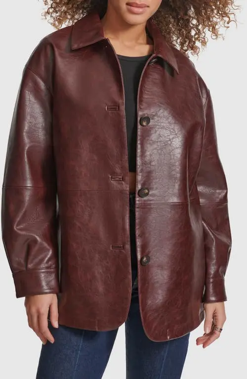 LEVI'S Oversized Faux Leather Relaxed Jacket