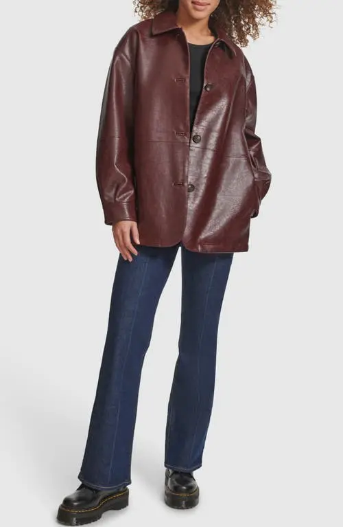 LEVI'S Oversized Faux Leather Relaxed Jacket