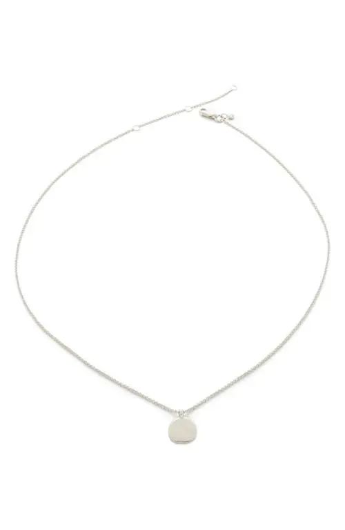 Monica Vinader Siren Petal Necklace - Sterling Silver