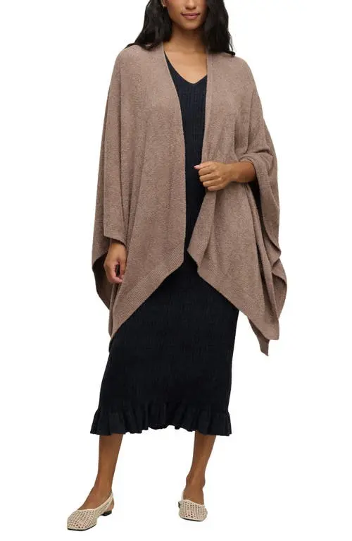 Barefoot Dreams Open Front Wrap - Sable