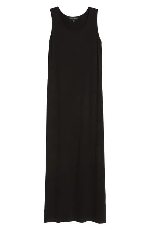 Ming Wang Sleeveless Jersey Midi Dress