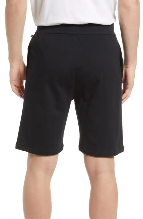 BOSS Essential Cotton Pajama Shorts - Black