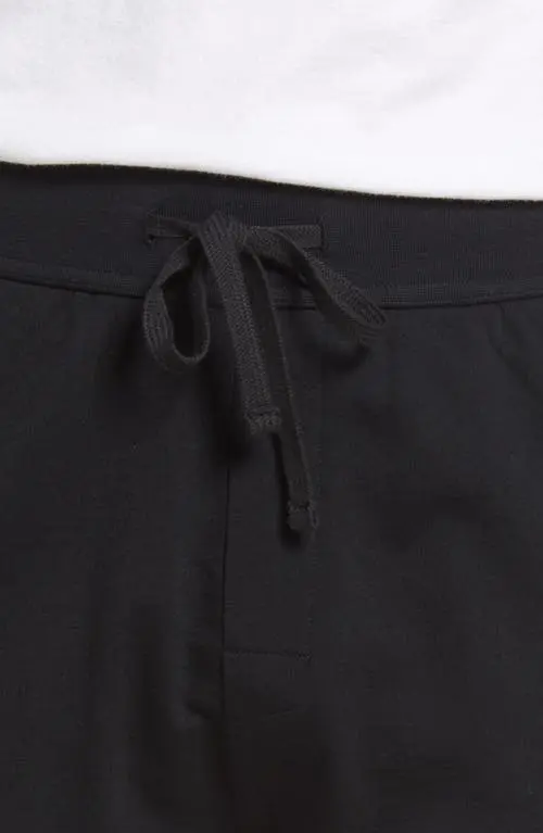 BOSS Essential Cotton Pajama Shorts - Black