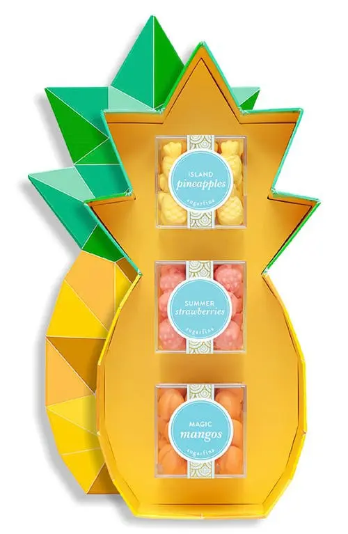 SUGARFINA Tropical 3-piece Candy Bento Box