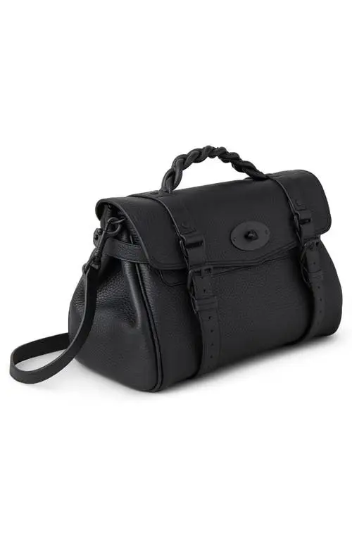 Mulberry Alexa Tonal Leather Satchel - Black