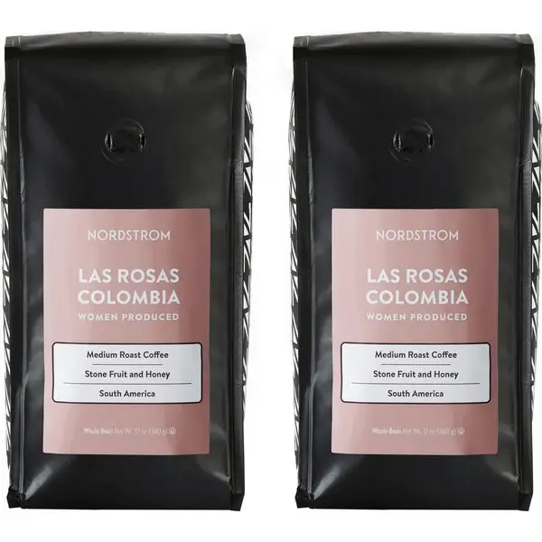 Nordstrom 2-pack Las Rosas Colombia Medium Roast Coffee - Black