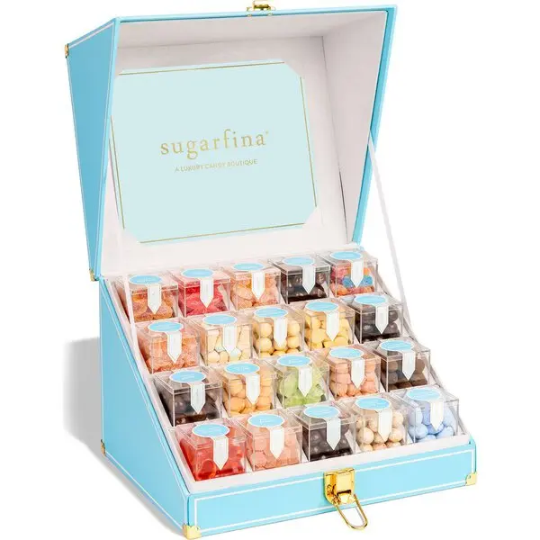 SUGARFINA Small 20-piece Candy Trunk - Blue