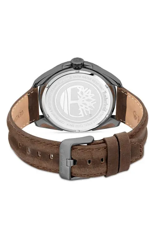 Timberland Fairhill Multifunction Strap Watch - Dark Brown