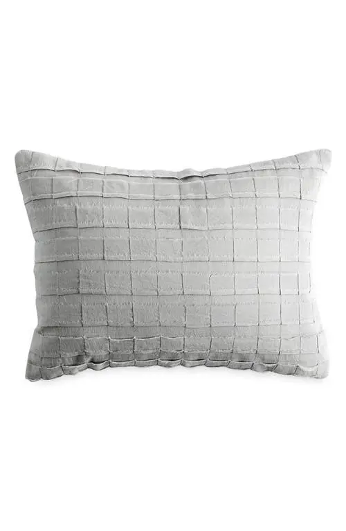 DKNY PURE Appliqué Accent Pillow - Platinum