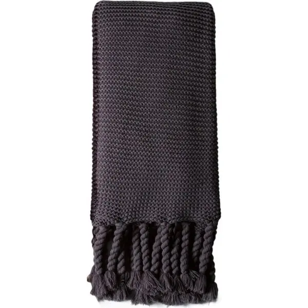 POM POM AT HOME Trestles Oversize Throw Blanket - Midnight