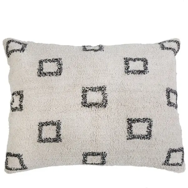 POM POM AT HOME Bowie Big Accent Pillow - Ivory/ Grey
