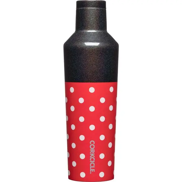 CORKCICLE 16-ounce Insulated Canteen - Minnie- Polka Dot Red