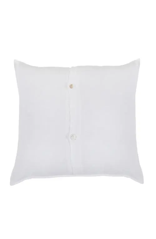 POM POM AT HOME Parker Linen Sham Set - White