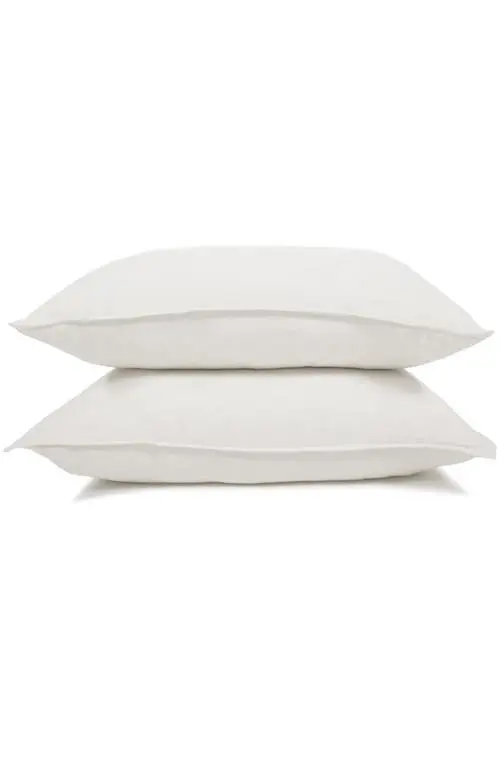 POM POM AT HOME Parker Linen Sham Set - White