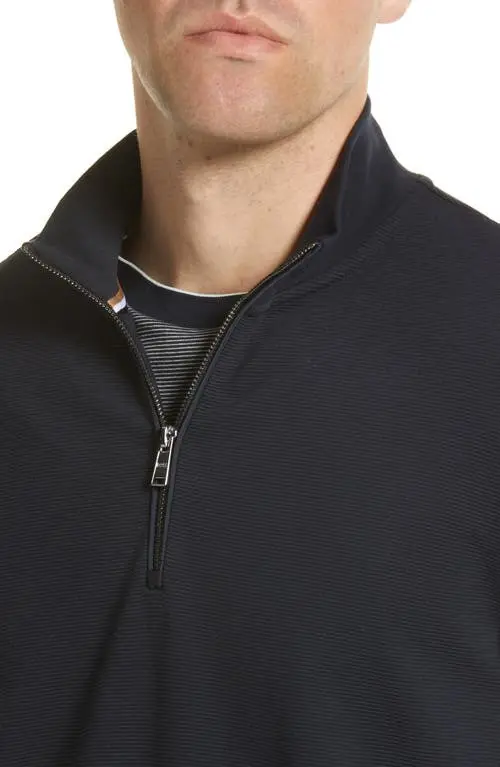 BOSS Striped Cotton Pullover