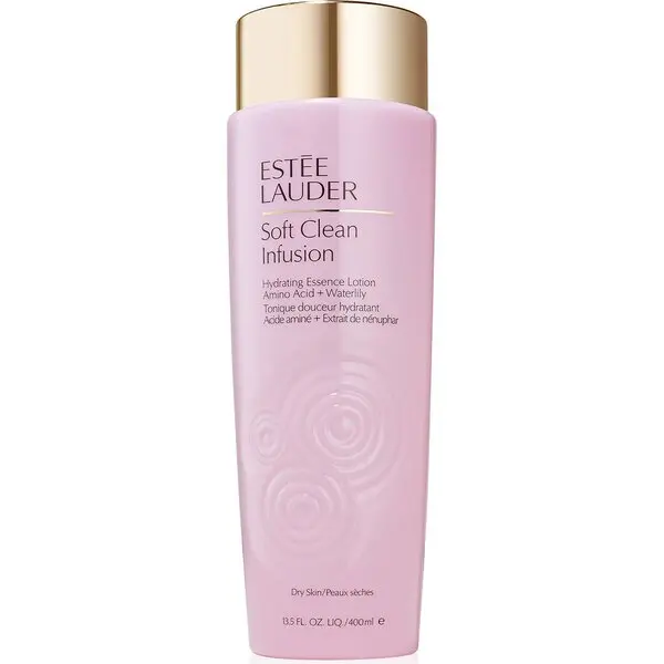 Estée Lauder Soft Clean Infusion Hydrating Skin Essence Face Lotion Toner With Amino Acid + Waterlily $101.46 Value - No Color