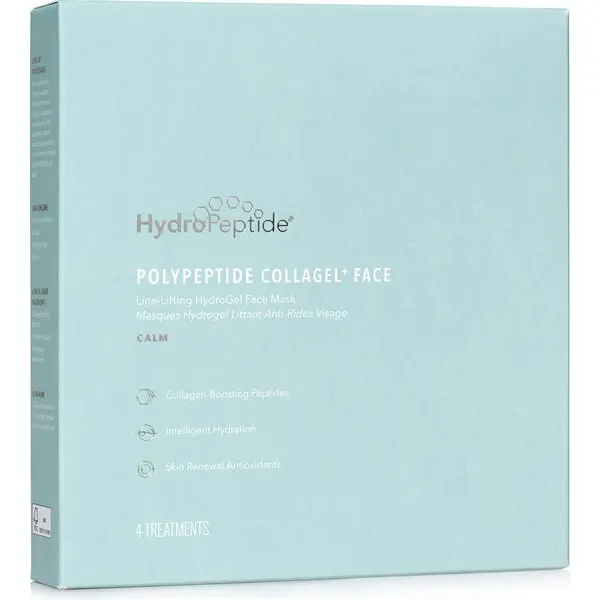 HYDROPEPTIDE 4-pack Polypeptide Collagel Face Masks - No Color