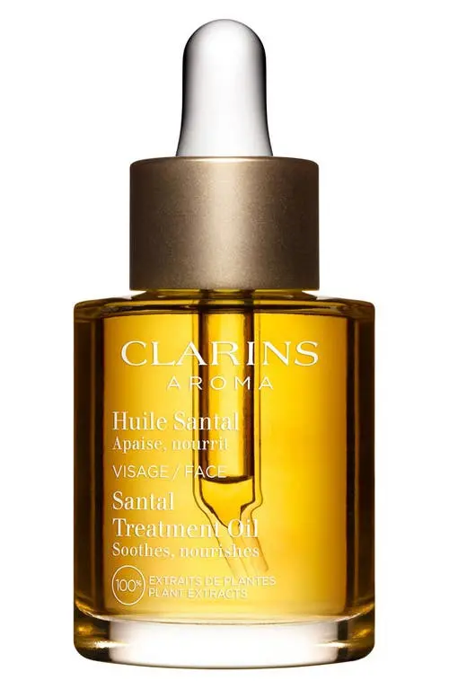 Clarins Santal Soothing & Hydrating Face Treatment Oil - No Color