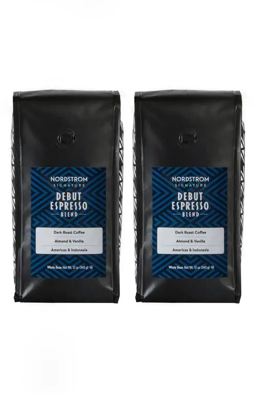 Nordstrom Debut Espresso Blend 2-pack Whole Bean Coffee - Brown