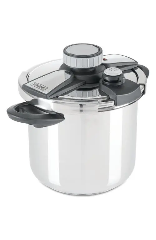 VIKING Easy Lock Clamp 8-quart Pressure Cooker With Steamer