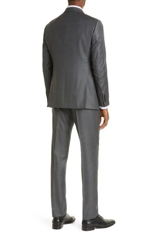 Emporio Armani G-line Mélange Wool Suit - Grey