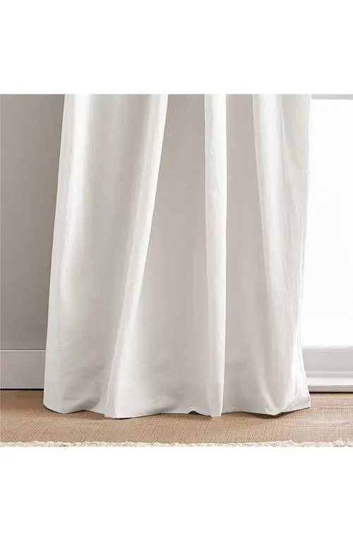 PERI HOME Sanctuary Set Of 2 Lined Curtain Panels - White