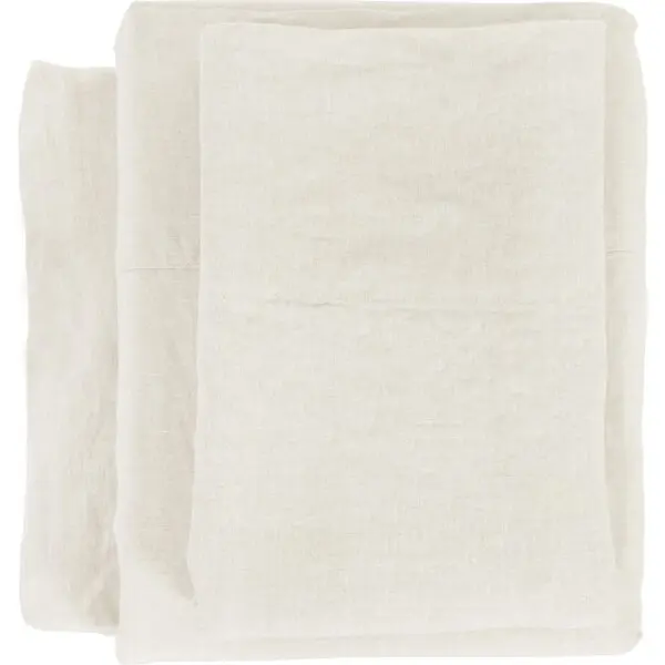 POM POM AT HOME Parker Linen Sheet Set - Cream