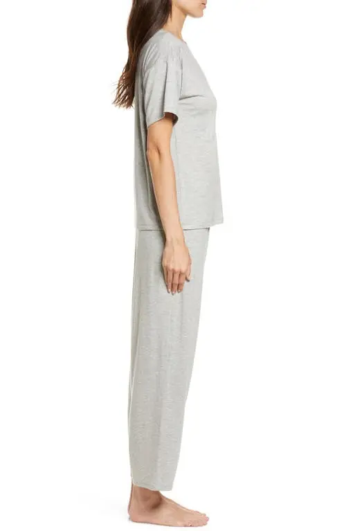 Nordstrom Moonlight Eco Easy Crop Pajamas - Grey Heather