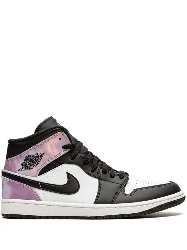 JORDAN Air 1 Mid Se Tie-dye Sneakers - White