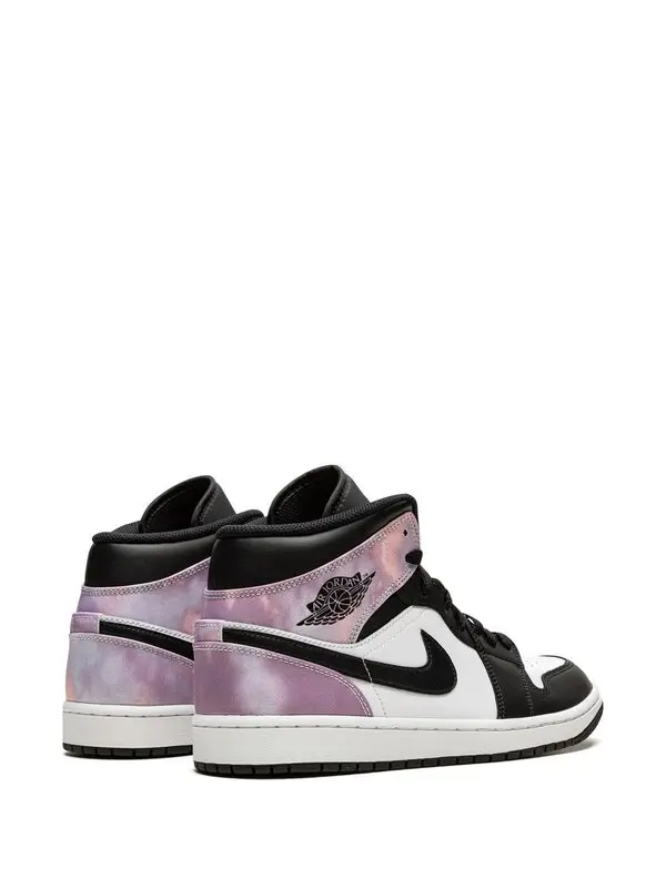 JORDAN Air 1 Mid Se Tie-dye Sneakers - White