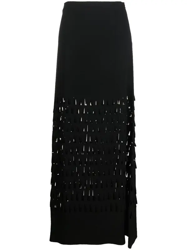Alberta Ferretti Cut-out High-waisted Skirt