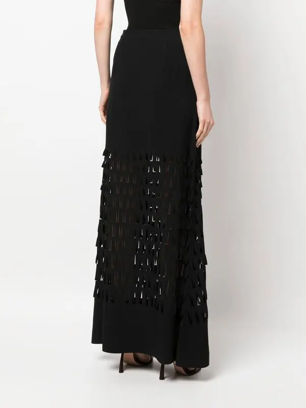 Alberta Ferretti Cut-out High-waisted Skirt