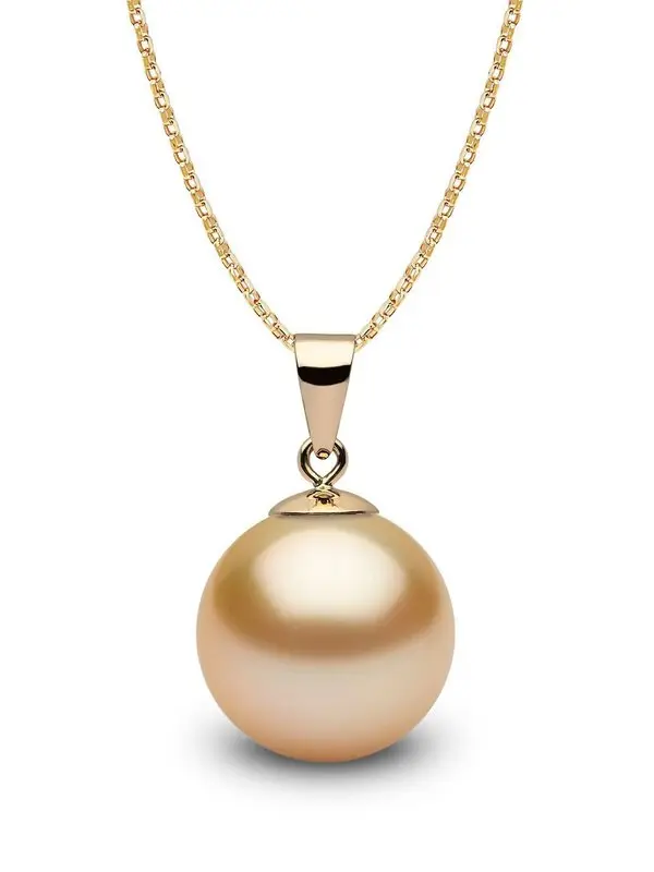 Yoko London 18kt Yellow 11mm South Sea Pearl Pendant Necklace - Gold