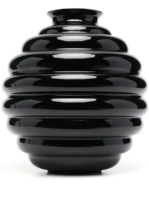 VENINI Vase-deco Glass Vase - Black