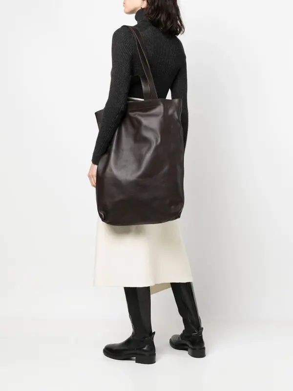 Marsèll Sporta Leather Tote Bag - Brown
