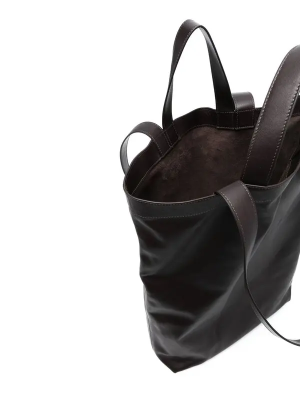 Marsèll Sporta Leather Tote Bag - Brown