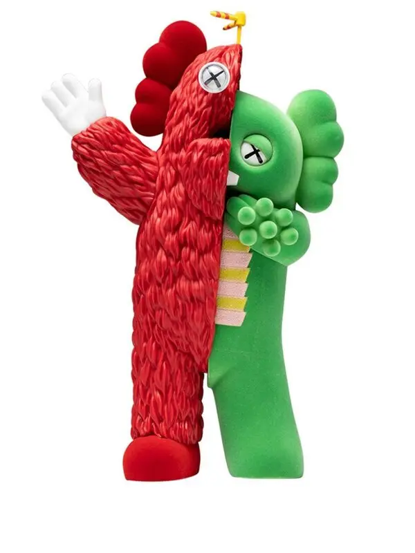 KAWS Kachamukku /green Figurine - Red